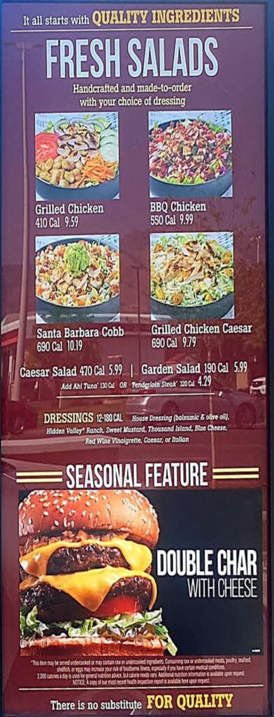 The Habit Burger Grill menu with prices – SLC menu