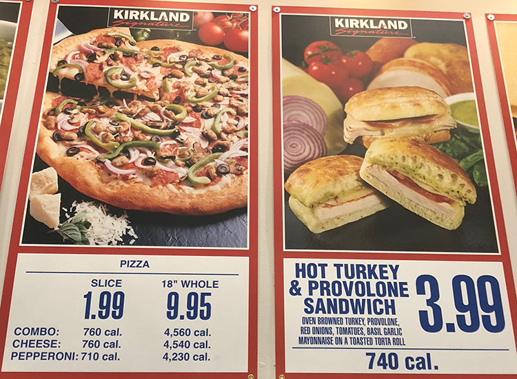 Costco Food Court Menu And Prices SLC Menu